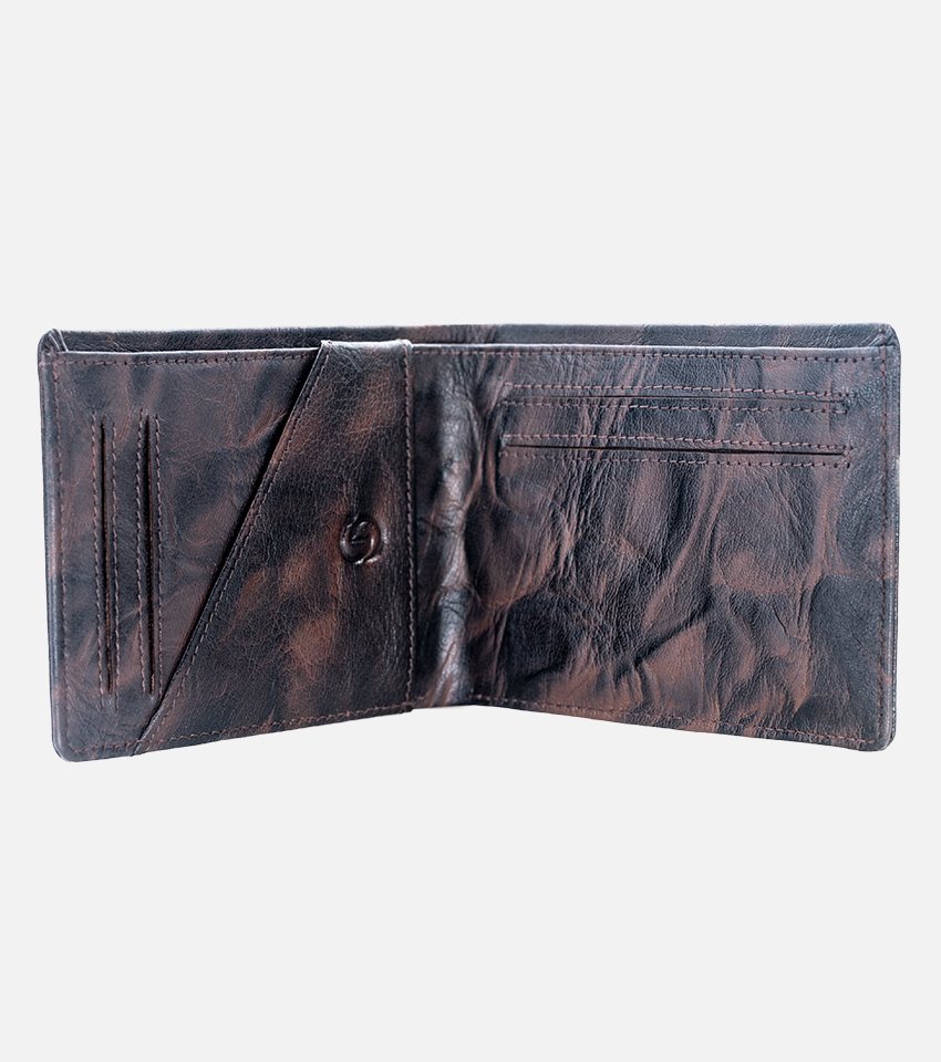 Mens Leather Wallet Thinnest Slim Wallet By Slender Snake