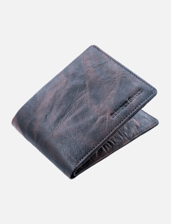 Slender Snake Cripple Thinnest Wallet for men - Coffee